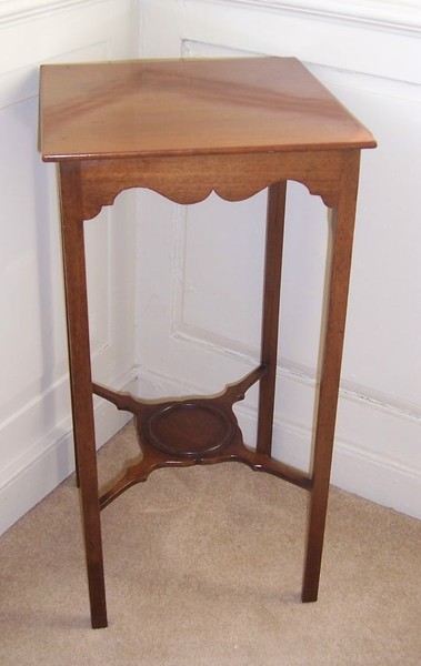 Antique SOLD Georgian Mahogany Lamp Stand | ANTIQUES.CO.UK