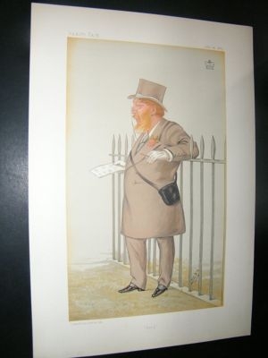 Antique Vanity Fair Print: 1885 Lord Calthorpe, Turf Devotee | ANTIQUES ...