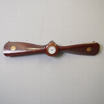 Antique British Barometer Mounted in a Gremont Paris Propeller ...