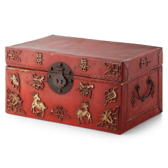 Antique Small Chinese Chest | ANTIQUES.CO.UK