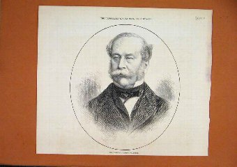 Antique Print 1871 Portrait Late Sir Joshua Walmsley Magis | ANTIQUES ...