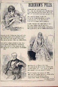 Antique Print Advert Advertisement Beecham'S Pills Old 189 189 ...
