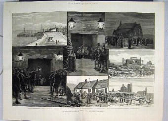 Antique Print 1880 Colliery Disaster Seaham Sunderland Min 1 | ANTIQUES ...