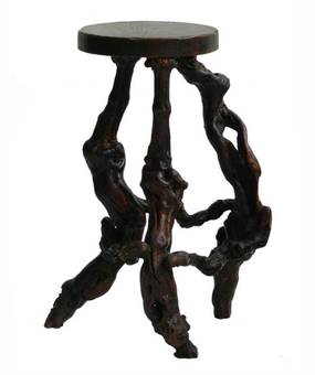 Antique Unusual Antique Vine Root Stool | ANTIQUES.CO.UK