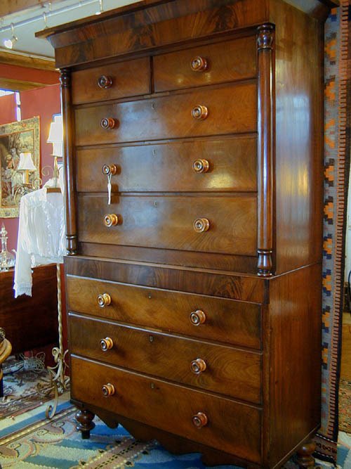 Antique Victorian Chest on Chest | ANTIQUES.CO.UK