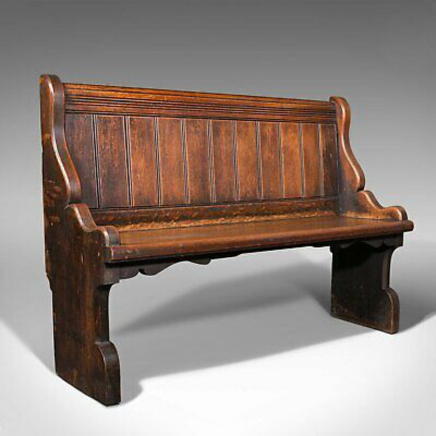 Antique Antique Free-standing Pew, Scottish, Oak, Bench Seat ...