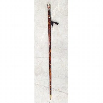 Antique Staff. With silver metal handle | ANTIQUES.CO.UK
