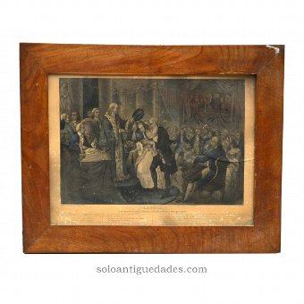 Antique Engraving serious "Latude" | ANTIQUES.CO.UK