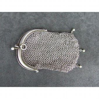 Antique Wallet in a mesh | ANTIQUES.CO.UK