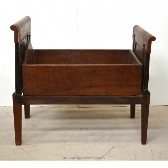 Antique Wooden cot | ANTIQUES.CO.UK