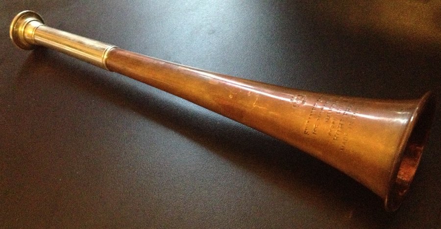 Antique Vintage 9 1/2inch Goodall Hunting Horn by Swaine & Adeney ...