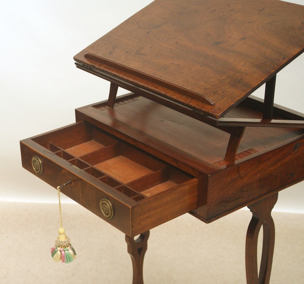 Antique Rare Regency Reading Table | ANTIQUES.CO.UK