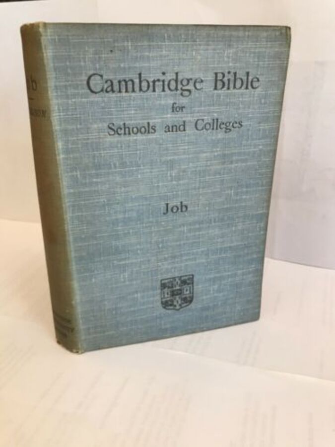 Antique Cambridge Bible Stereotyped Edition 1899 Rev. A.B. Davidson ...