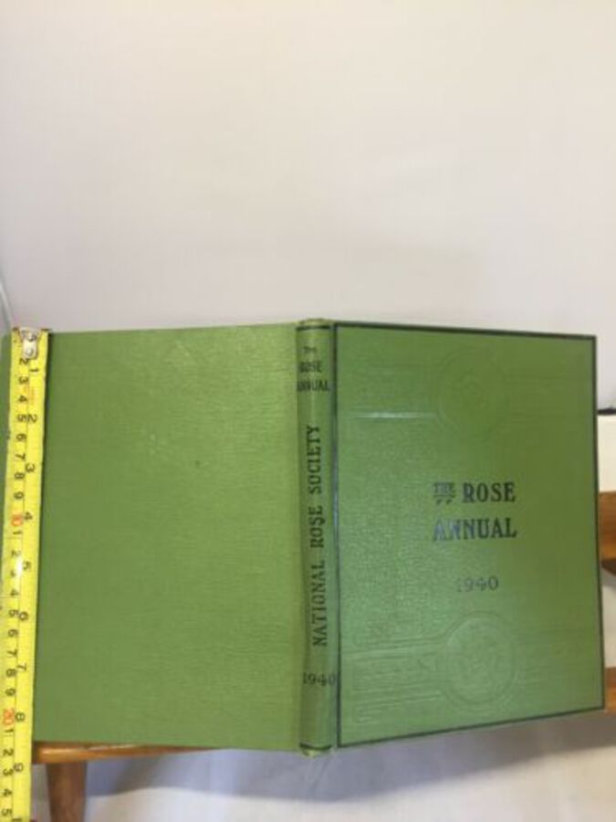 Antique Vintage Book: The Rose Annual For 1940 Of The National Rose ...