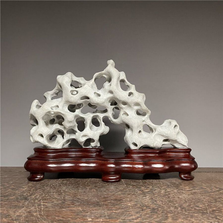 Antique Taihu stone appreciation stone | ANTIQUES.CO.UK