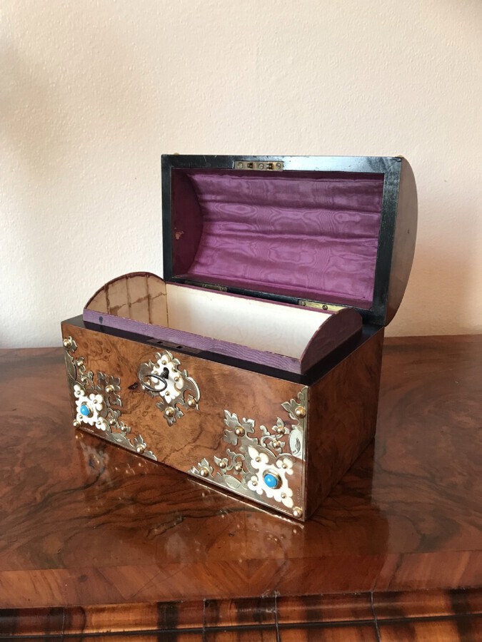 Antique Victorian Domed Top Casket Circa 1875 1875 | ANTIQUES.CO.UK