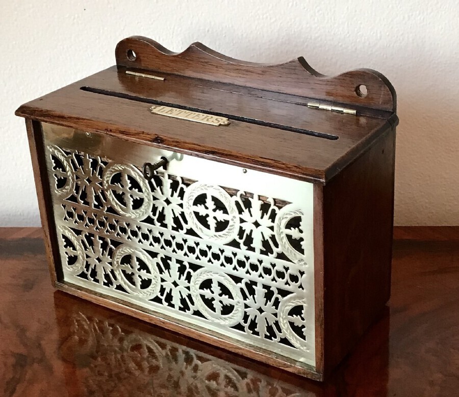 Antique Edwardian Country House Letterbox Circa 1900 1900 | ANTIQUES.CO ...